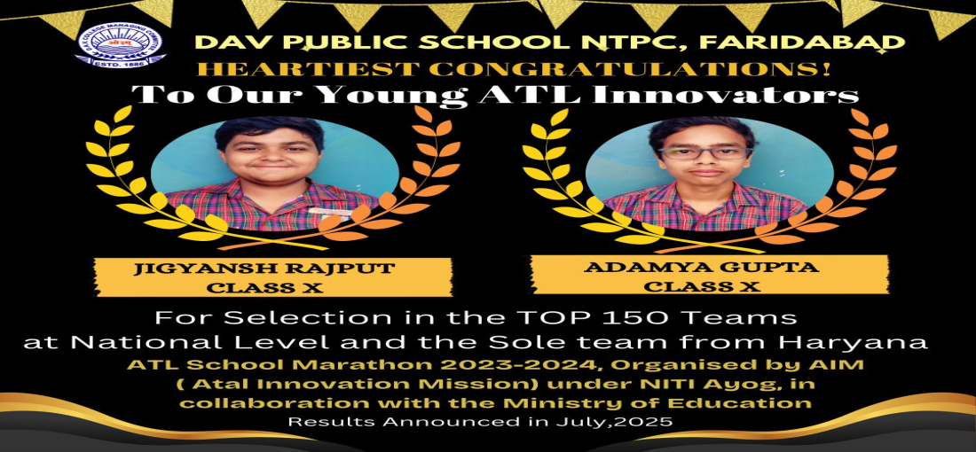 WELCOME TO DAV NTPC, FARIDABAD